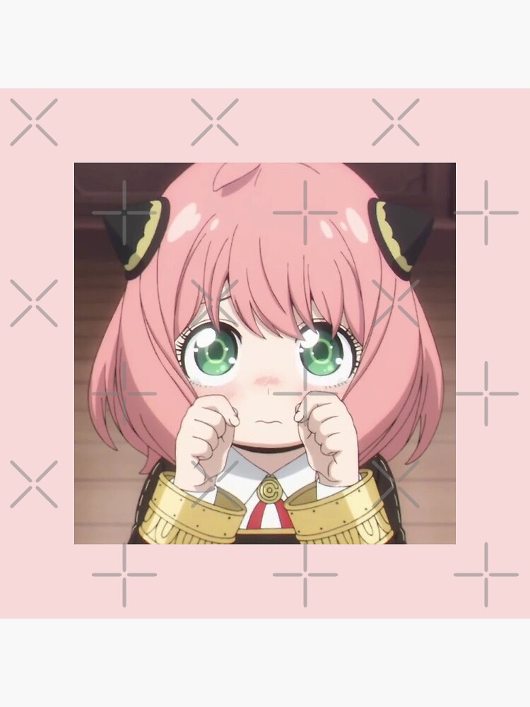 "SPY X FAMILY ANYA FORGER ABOUT TO CRY PEEKING CRYING FACE CUTE KAWAII ...