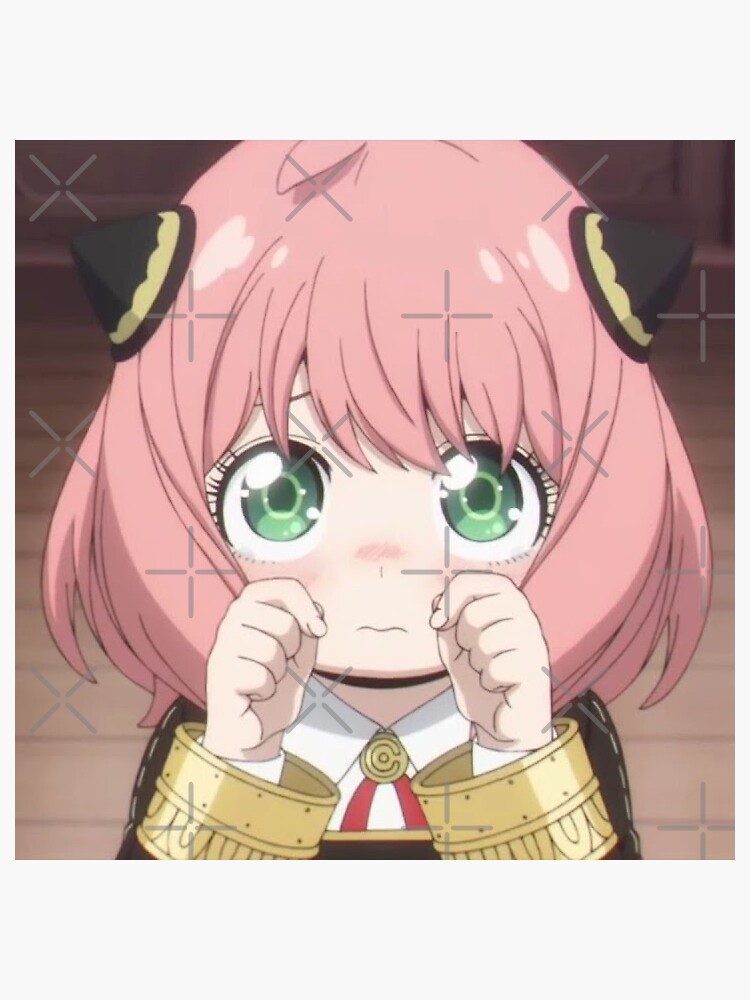 "SPY X FAMILY ANYA FORGER ABOUT TO CRY PEEKING CRYING FACE CUTE KAWAII ...