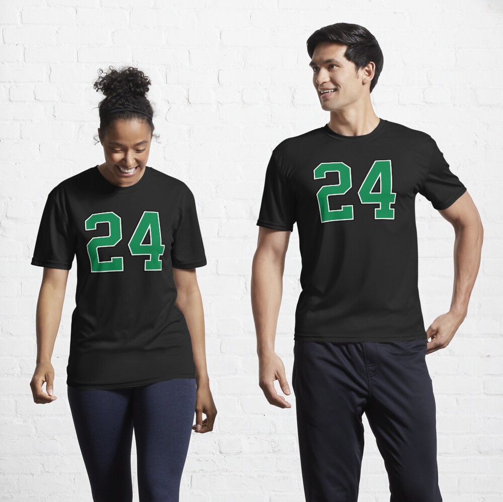 "24 number, green lucky sports twenty four" Sticker for Sale by ...