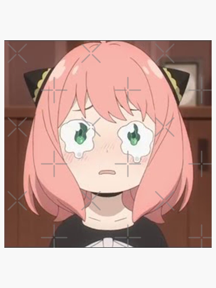 "SPY X FAMILY ANYA FORGER ABOUT TO CRY FUNNY EYES CRYING FACE CUTE ...