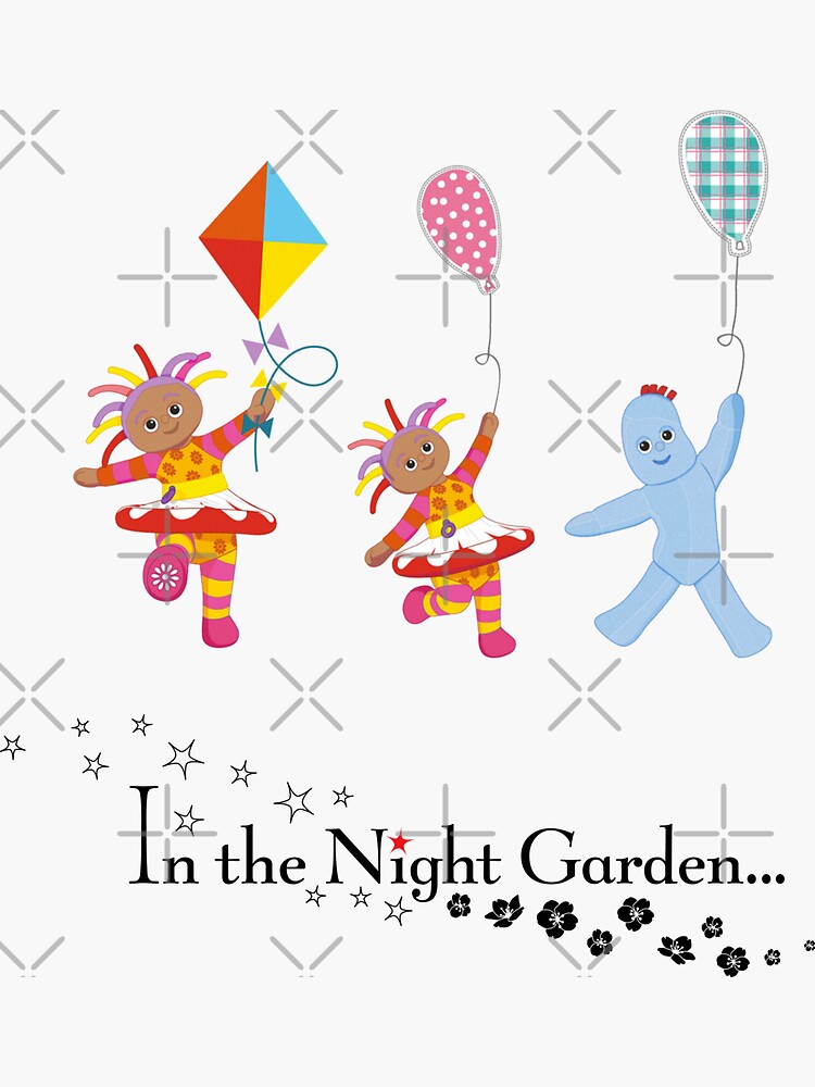 "In the night garden" Sticker for Sale by droox | Redbubble