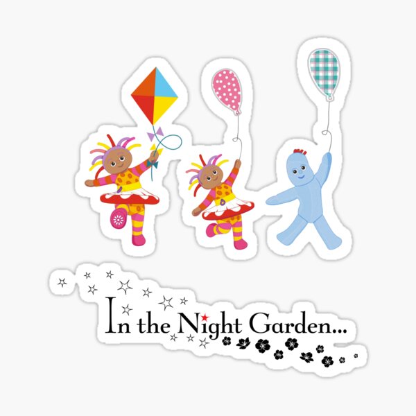 "In the night garden" Sticker for Sale by droox | Redbubble