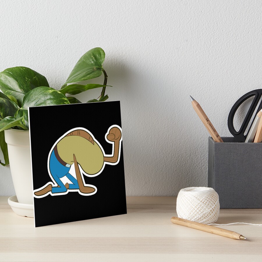 "SpongeBob Upset Fish Meme" Art Board Print by stokesk391 | Redbubble