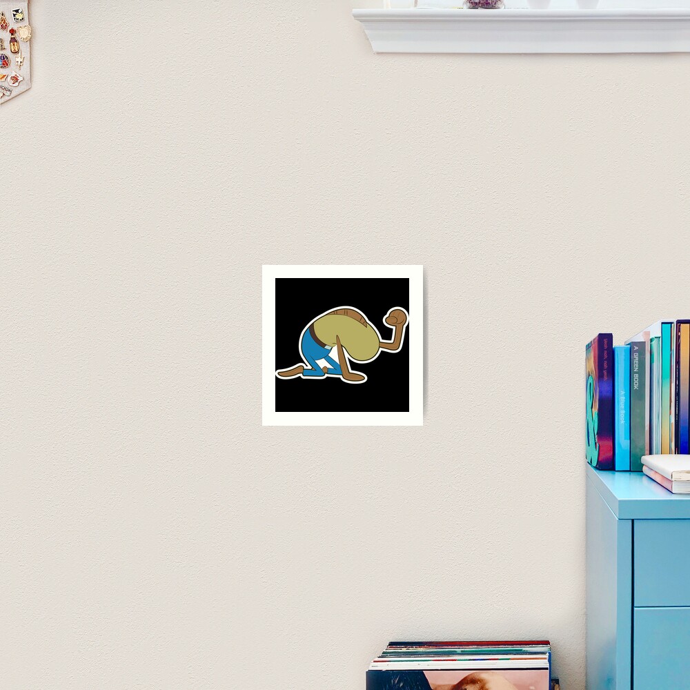 "SpongeBob Upset Fish Meme" Art Print for Sale by stokesk391 | Redbubble