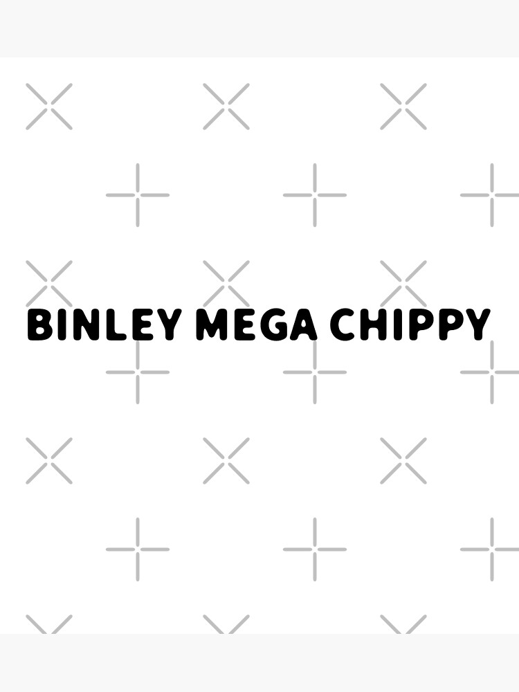 "FANCY FONT BINLEY MEGA CHIPPY. BINLEY MEGA CHIPPY MEME" Canvas Print ...