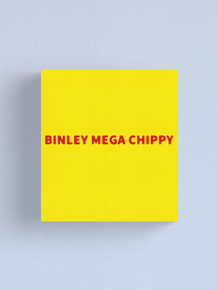"FANCY FONT BINLEY MEGA CHIPPY (RED). BINLEY MEGA CHIPPY MEME" Canvas ...