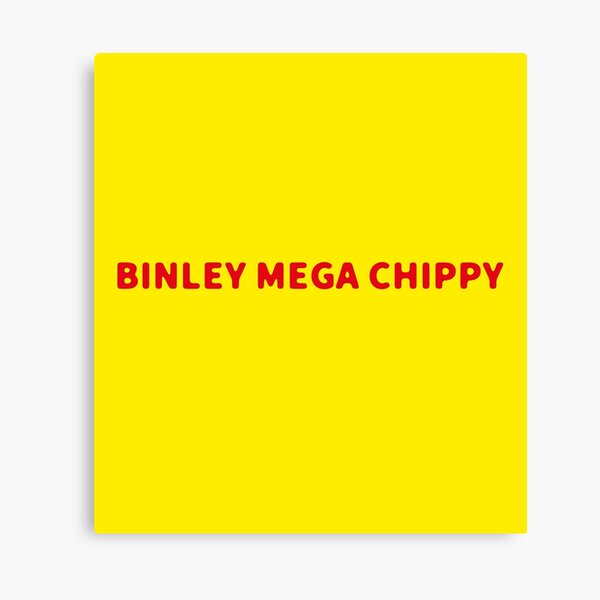 "FANCY FONT BINLEY MEGA CHIPPY (RED). BINLEY MEGA CHIPPY MEME" Canvas ...