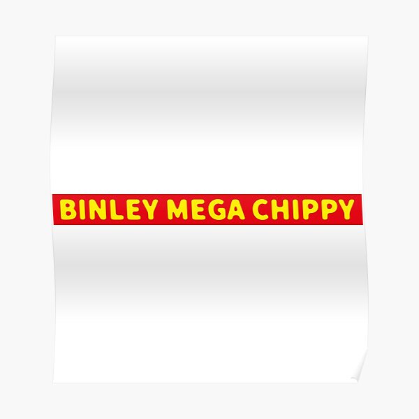 "FANCY FONT BINLEY MEGA CHIPPY (YELLOW ON RED). BINLEY MEGA CHIPPY MEME ...