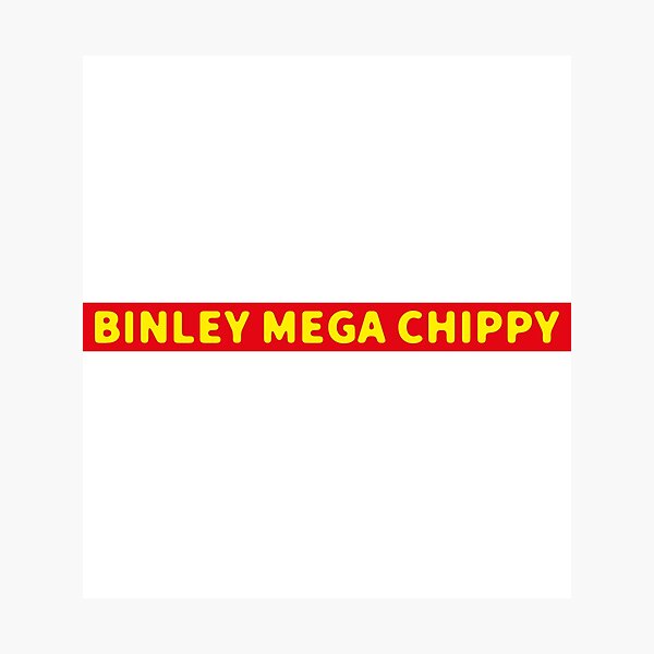 "FANCY FONT BINLEY MEGA CHIPPY (YELLOW ON RED). BINLEY MEGA CHIPPY MEME ...