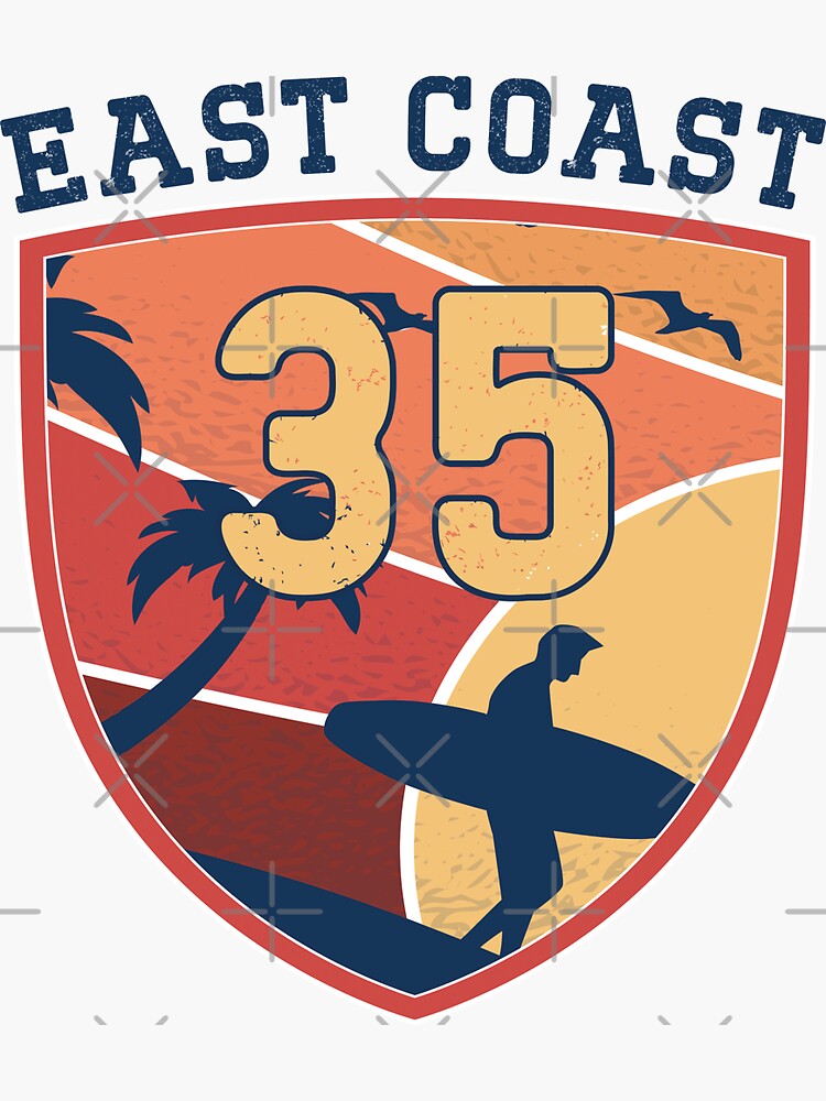 "Highway 35, East Coast, New Zealand" Sticker for Sale by illy-designs ...