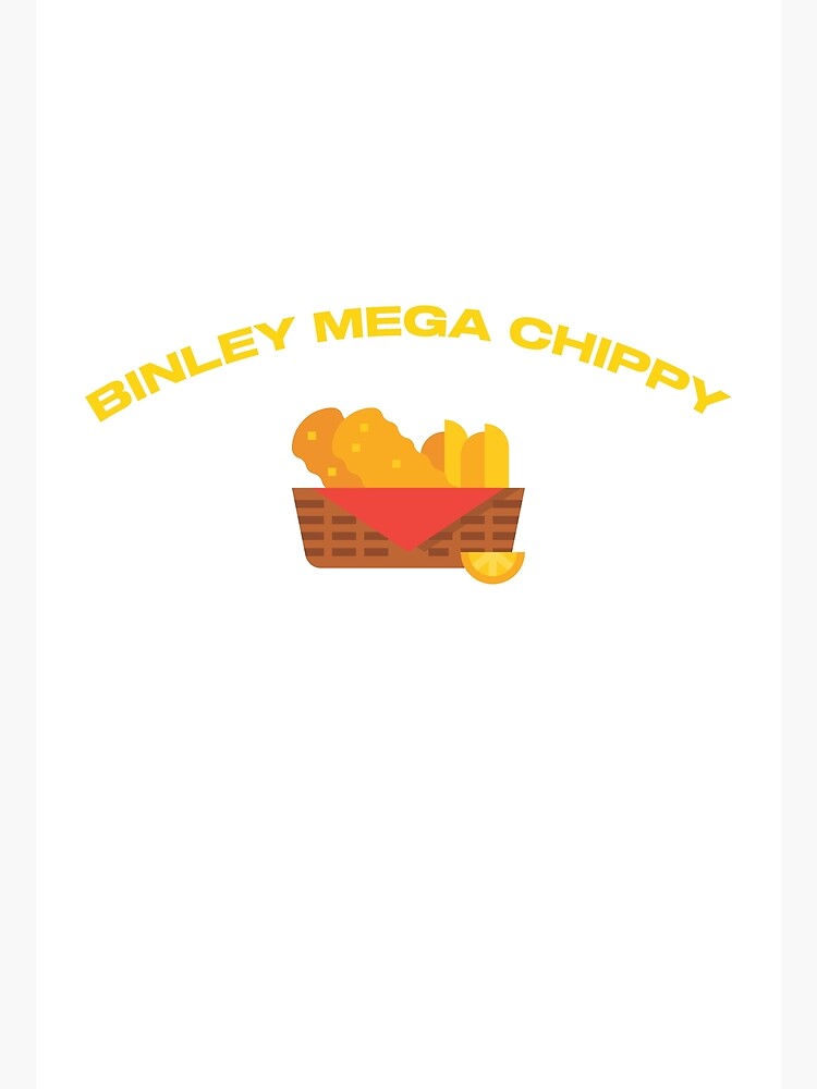 "BINLEY MEGA CHIPPY MEME" Poster for Sale by medraphy | Redbubble