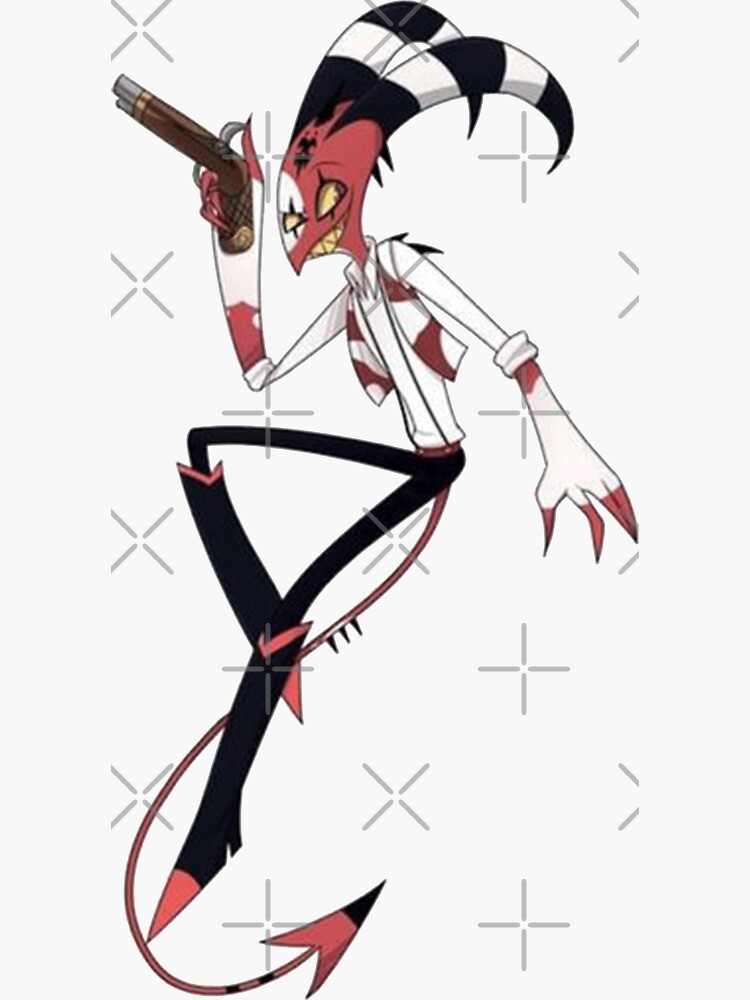 "Helluva Boss Blitzo " Sticker for Sale by LittleDelta | Redbubble