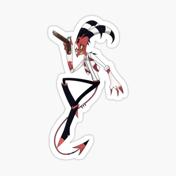 "Helluva Boss Blitzo " Sticker for Sale by LittleDelta | Redbubble