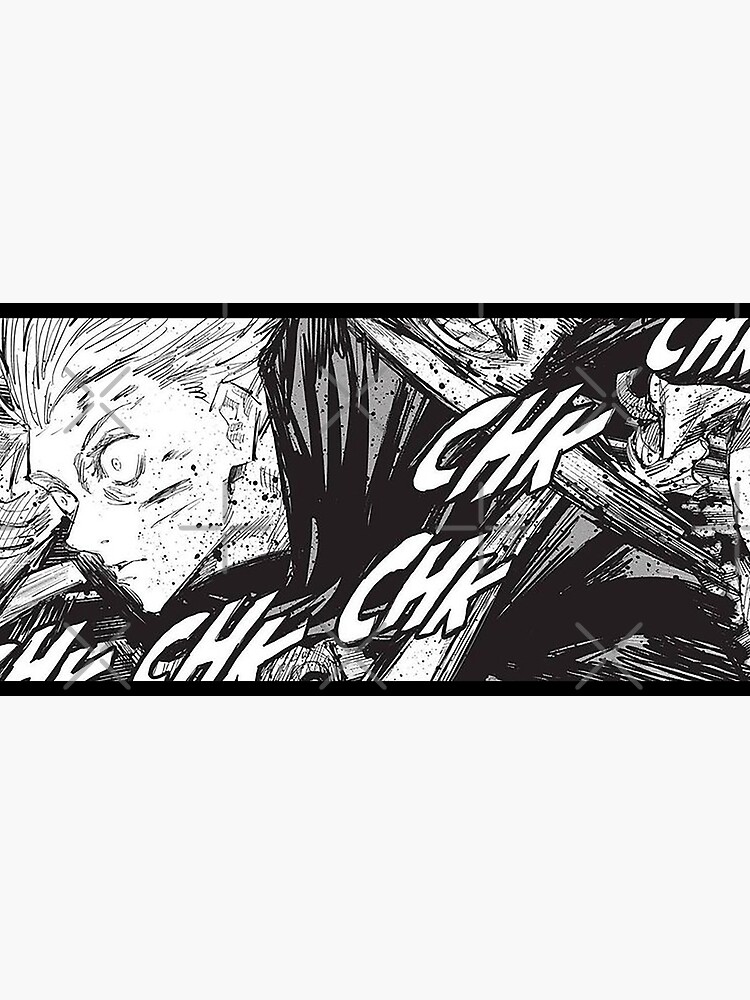 "gojo satoru the strongest manga panel jujutsu kaisen poster" Mouse Pad ...