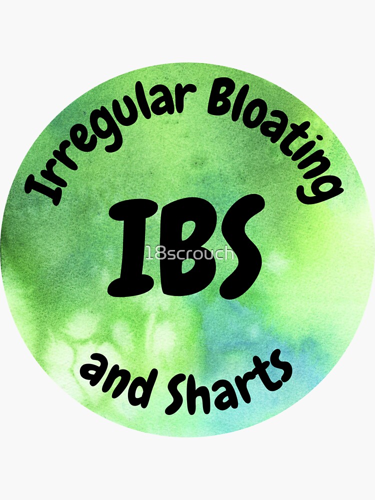 "IBS " Sticker for Sale by 18scrouch | Redbubble
