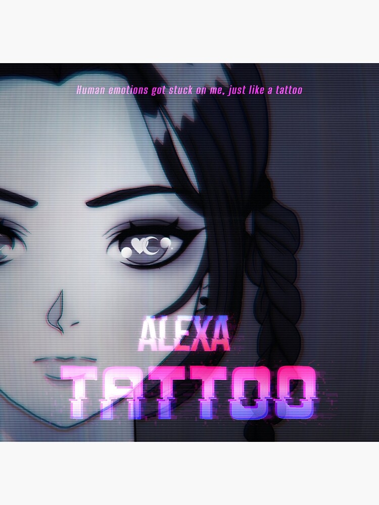 "ALEXA - TATTOO" Poster for Sale by peachy-bubbles | Redbubble