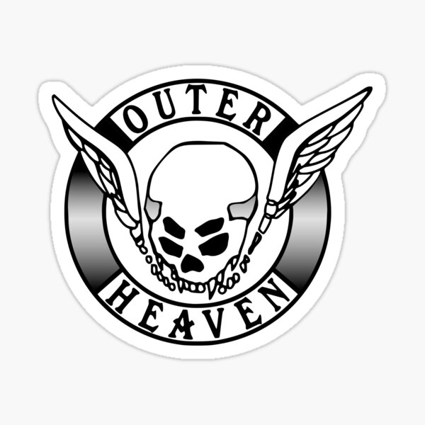 "MGS - Outer Heaven - vintage" Sticker for Sale by Mal4kai | Redbubble