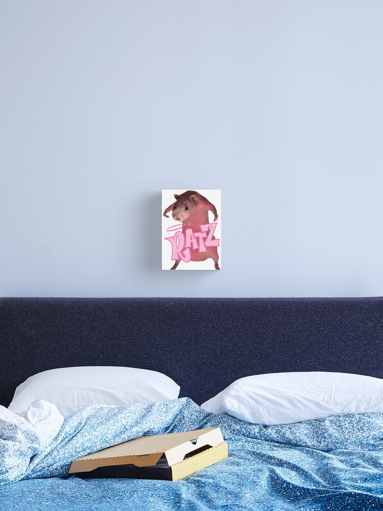"HQ Pink Rat Ratz Meme" Canvas Print for Sale by fomodesigns | Redbubble