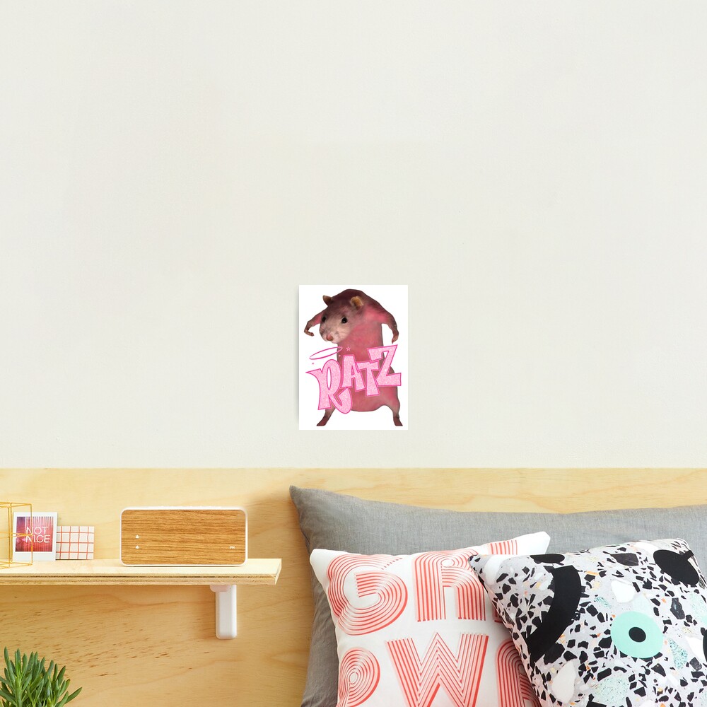 "HQ Pink Rat Ratz Meme" Photographic Print for Sale by fomodesigns ...