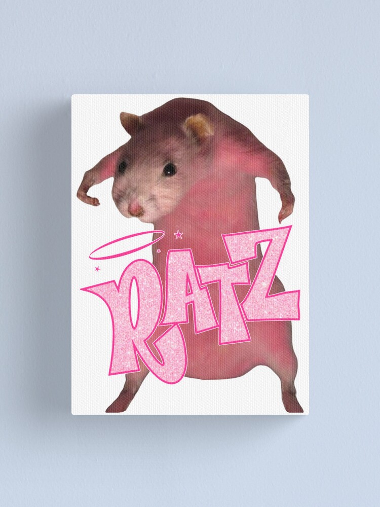 "HQ Pink Rat Ratz Meme" Canvas Print for Sale by fomodesigns | Redbubble