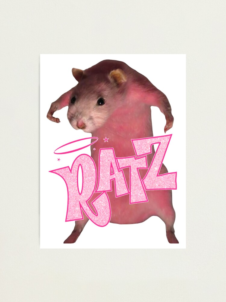 "HQ Pink Rat Ratz Meme" Photographic Print for Sale by fomodesigns ...