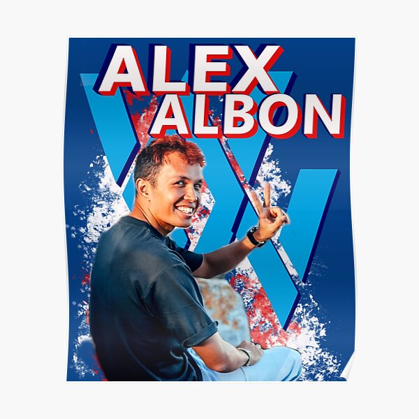 "Alex Albon W formula one F1 driver 2022 Fan Art, friend of Twitch ...