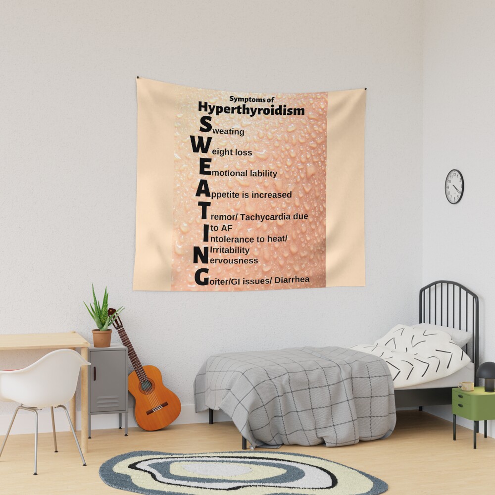 "Symptoms of Hyperthyroidism Medical Mnemonic" Sticker for Sale by ...