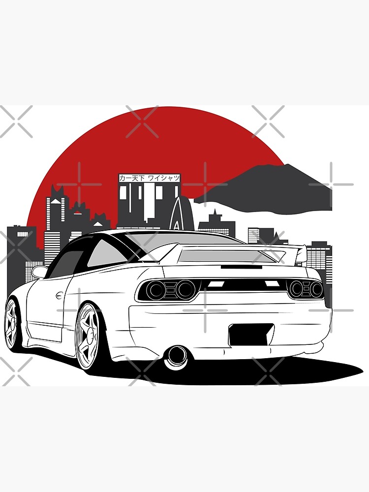 "Nissan 180sx 240sx Best Shirt Design" Poster for Sale by CarWorld ...