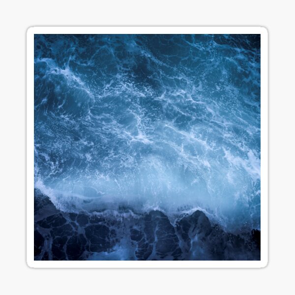 "Deep Blue Sea" Sticker for Sale by studioVII | Redbubble