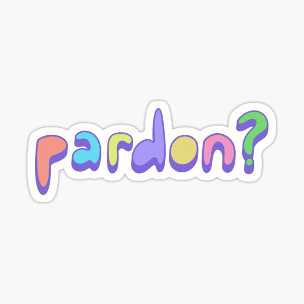 "Kurtis Conner Pardon" Sticker for Sale by keriwilson | Redbubble