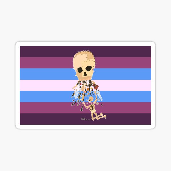 "Gender Non-Conforming Pride - Buttons Flag" Sticker for Sale by ...