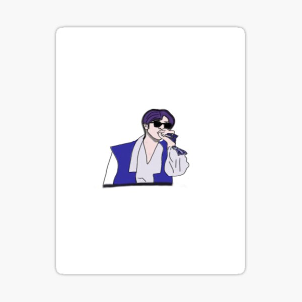 "BTS NAMJOON" Sticker for Sale by MERIEM-23 | Redbubble