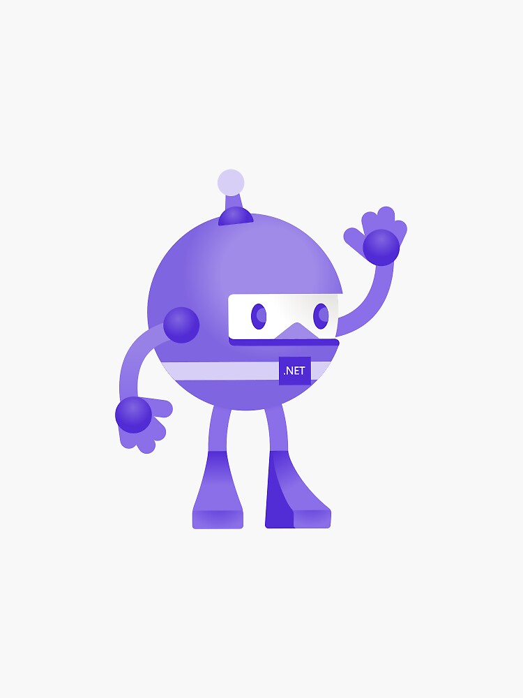 "dotnet bot" Sticker for Sale by konflikt512 | Redbubble