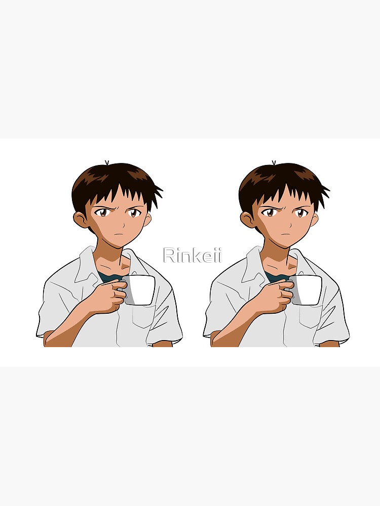 Taza de café «Shinji Ikari» de Rinkeii | Redbubble