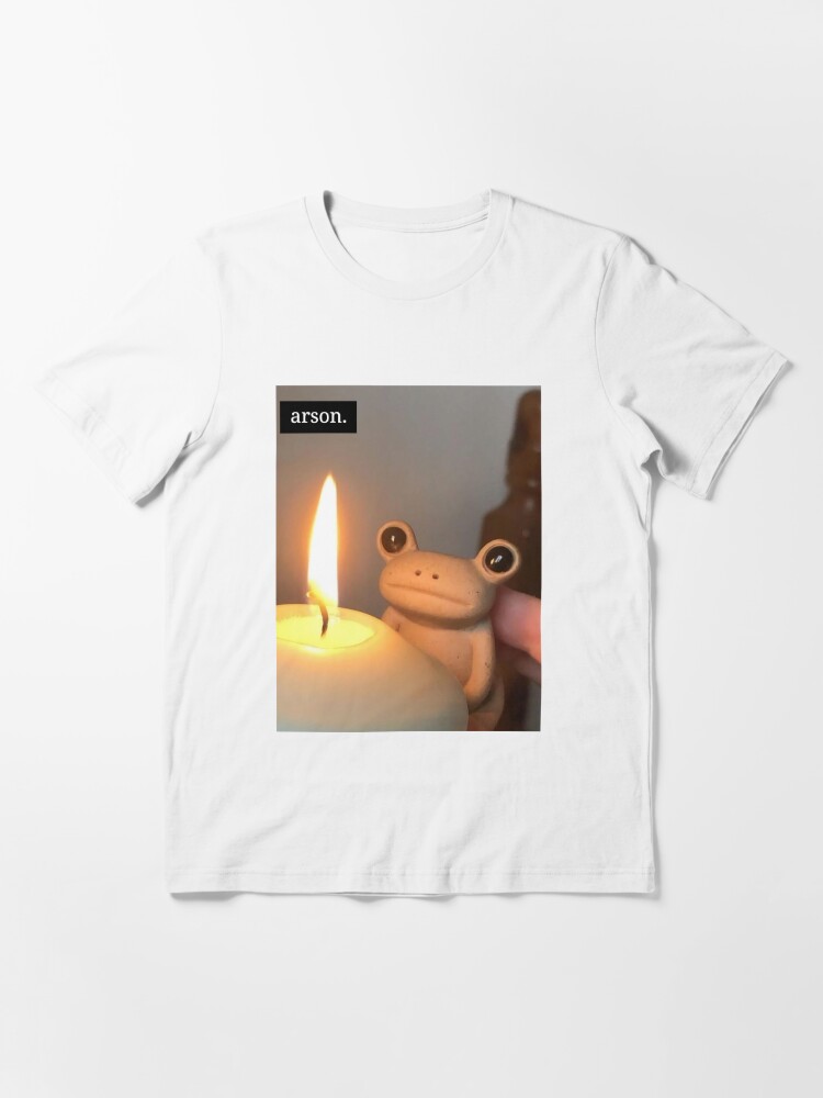 "HQ Arson Evil Sad Frog Meme" T-shirt for Sale by fomodesigns ...