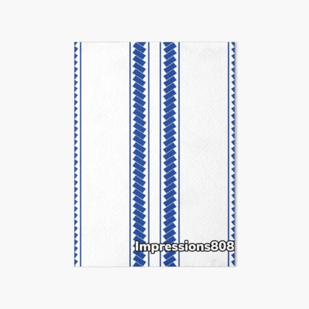 "Blue Samoan tribal art borders png" Art Board Print by Impressions808 ...