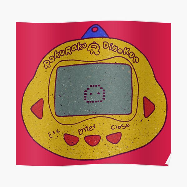 Tamagotchi Poster For Sale By Znacs Redbubble