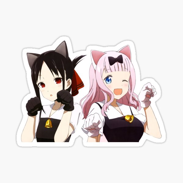 "Kaguya & Chika - Kaguya Sama" Sticker for Sale by Jen0v | Redbubble