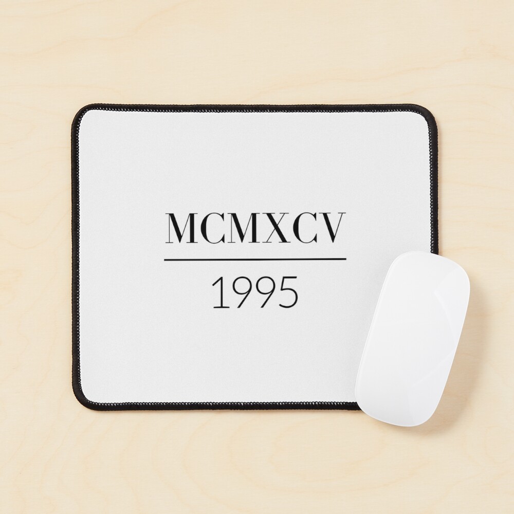"Roman Numerals | 1995 | MCMXCV | Numbers" Sticker for Sale by ...
