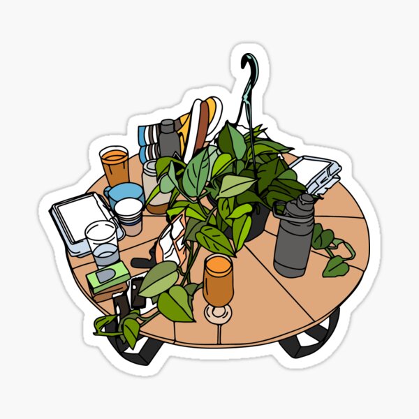 "Kava Tablescape" Sticker for Sale by peytonruhmkorff | Redbubble