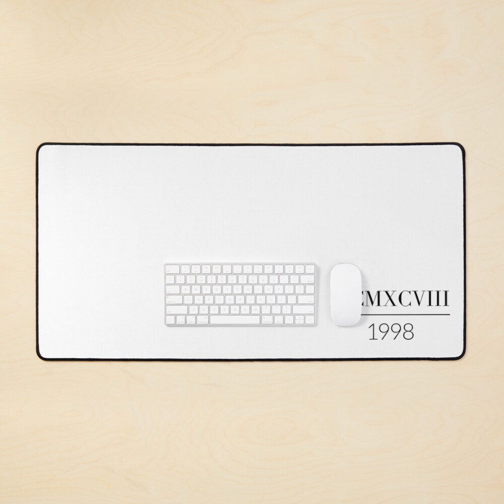"Roman Numerals | 1998 | MCMXCVIII | Numbers" Sticker for Sale by ...