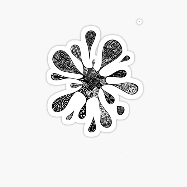 "Doodle Splat" Sticker for Sale by normandale | Redbubble