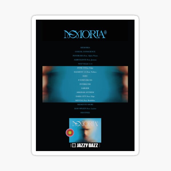 "JAZZY BAZZ POSTER" Sticker for Sale by FlorianLecoq | Redbubble