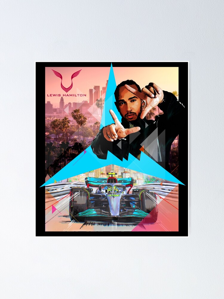"Lewis Hamilton Hammer Time" Poster for Sale by Guillaume7 | Redbubble