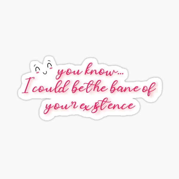 "Bridgeton quote with a twist" Sticker for Sale by Mwendabee | Redbubble