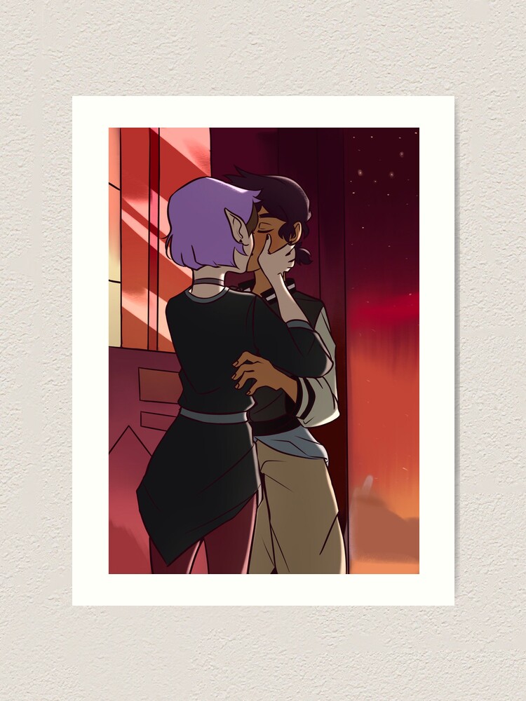 "Lumity Kiss (The Owl House) " Art Print for Sale by swtyig | Redbubble