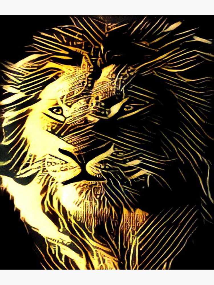 "chinese golden lion" Sticker for Sale by Emoelsalhy76 | Redbubble