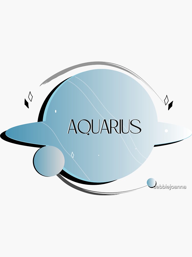 "Aquarius - Astrology Planet Collection" Sticker for Sale by ...