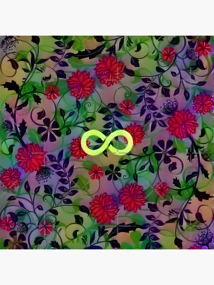 "Infinity Bloom Hybrid 1" Poster for Sale by Rumrabbit82 | Redbubble