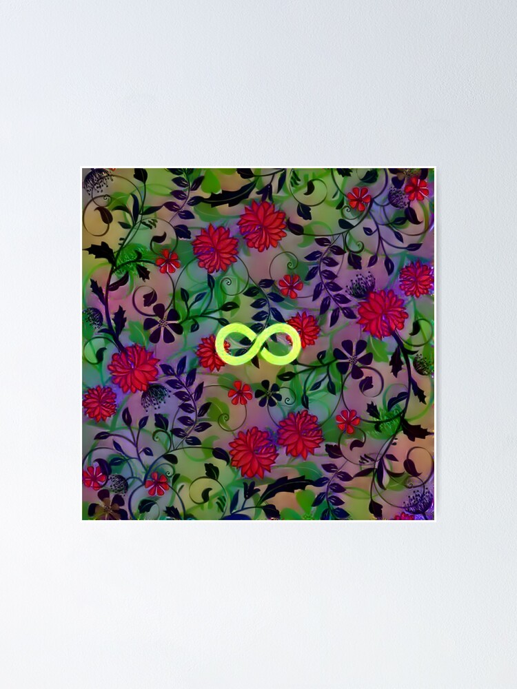 "Infinity Bloom Hybrid 1" Poster for Sale by Rumrabbit82 | Redbubble